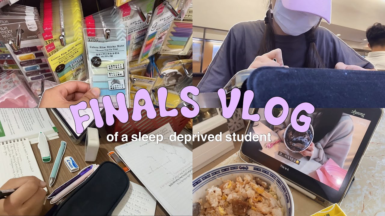 exams vlog 🍜 | eat sleep study repeat - YouTube