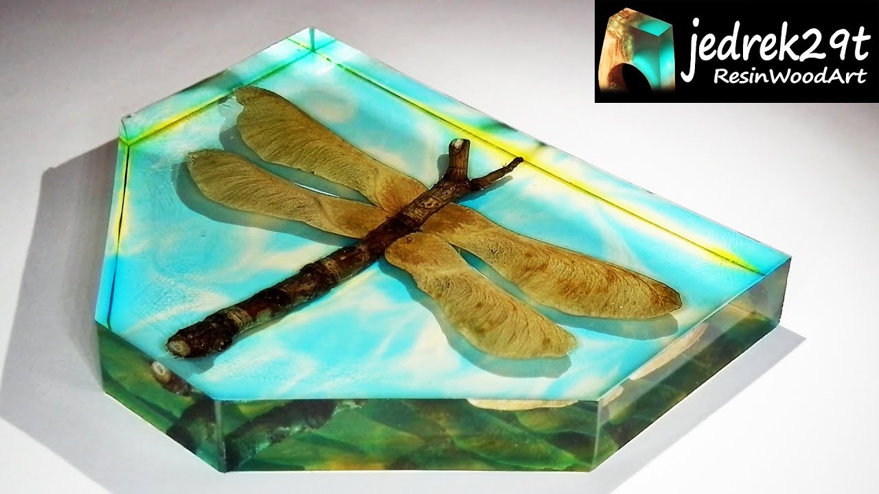 DragonFly in Epoxy Resin. DIY / ART RESIN - YouTube