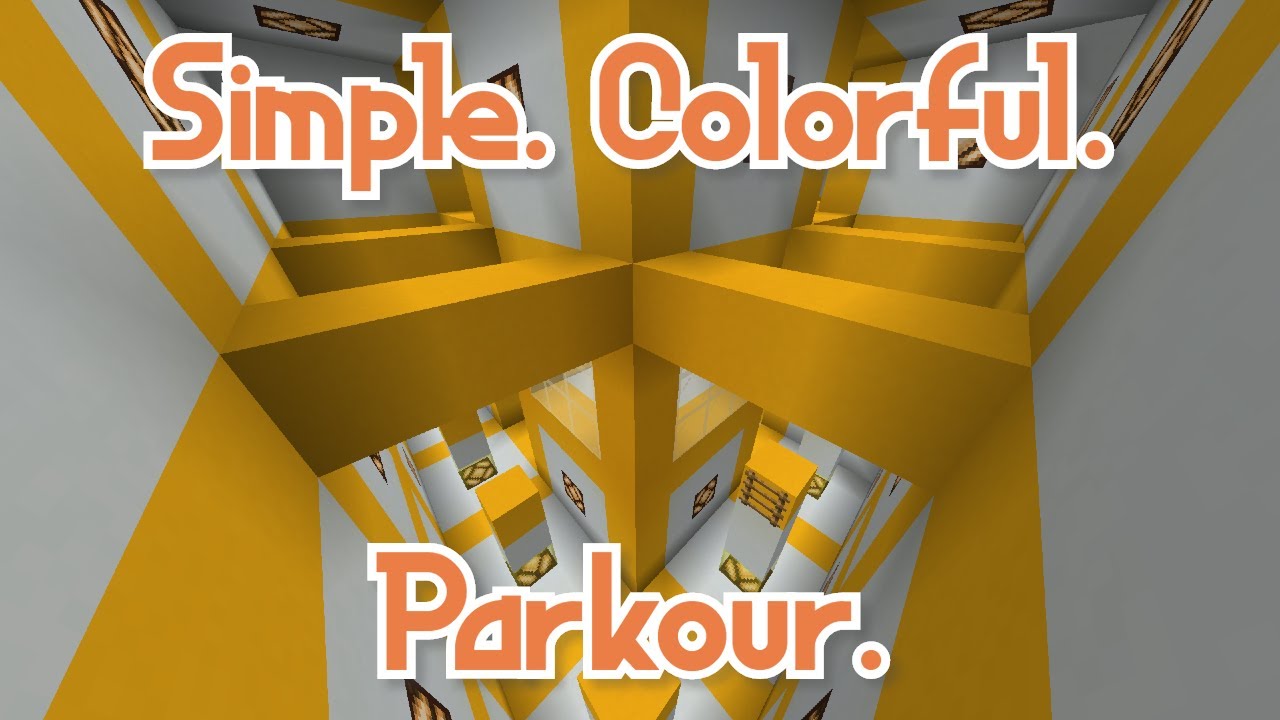 Simple. Colorful. Parkour - Part 1 - Minecraft Parkour Map - YouTube