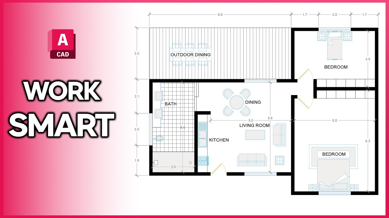 Quick & Easy AutoCAD Floor Plan Design in Under 20 Minutes” - YouTube