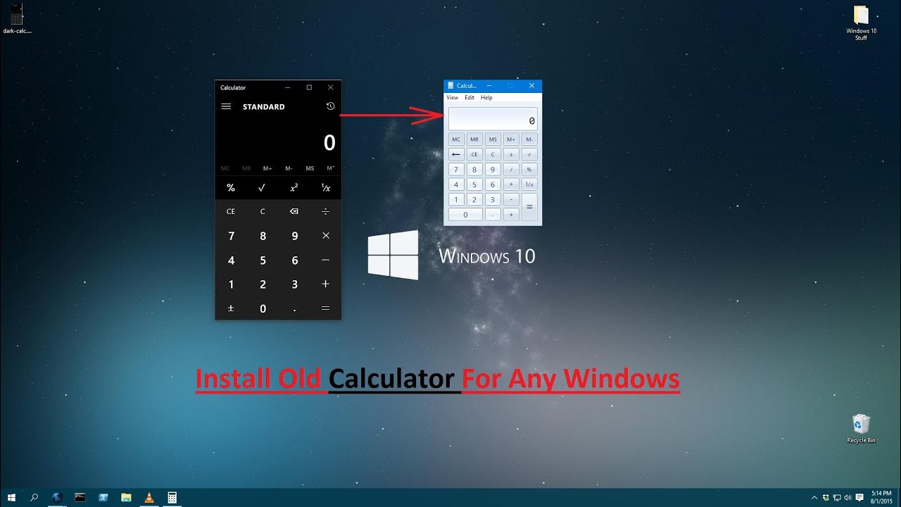 Install Old Calculator For Any Windows - YouTube