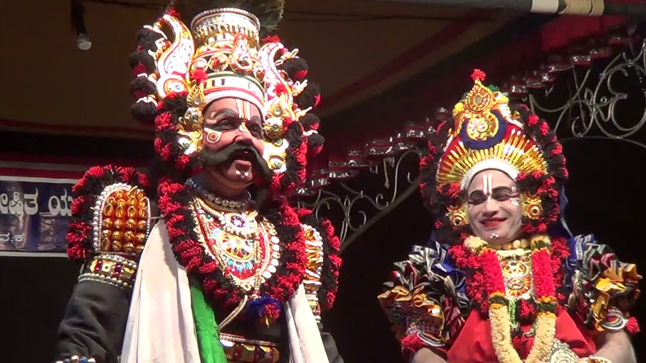 Yakshagana -- Jambavathi kalyana - 2 - Puttige-Belalu-Dharmasthala ...