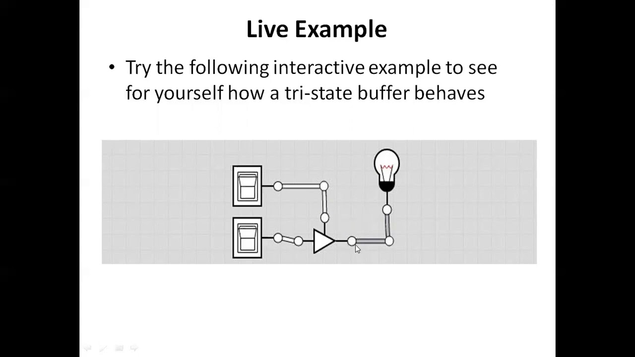 Tri state buffer - YouTube