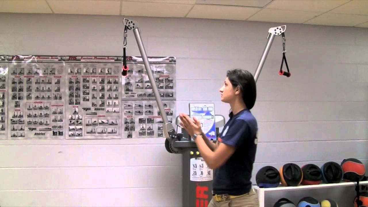 Lateral chop techniques on Keiser Functional Trainer - YouTube