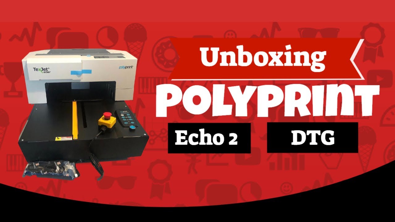 Unboxing Polyprint Texjet Echo 2 DTG Printer - YouTube