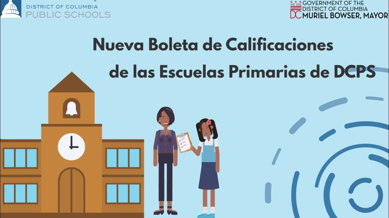DCPS revela una nueva boleta de calificaciones de Kinder a 5to grado ...