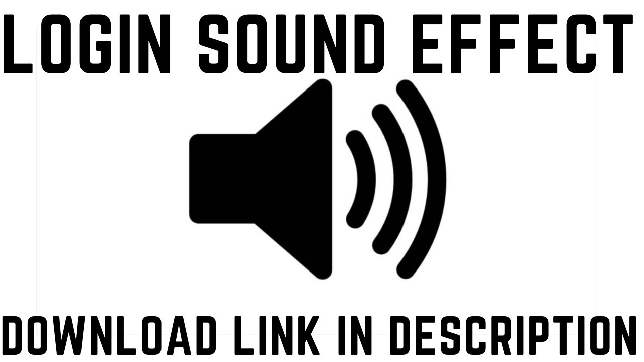 Login Sound Effect (No copyright sound effects) | Sounds - YouTube