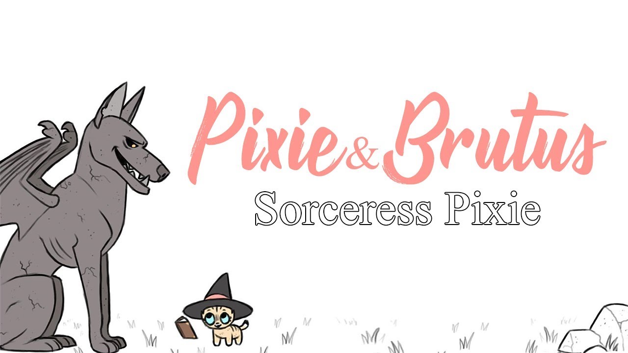 Sorceress Pixie uses a new SPELL | Pixie and Brutus Comic Dub - YouTube