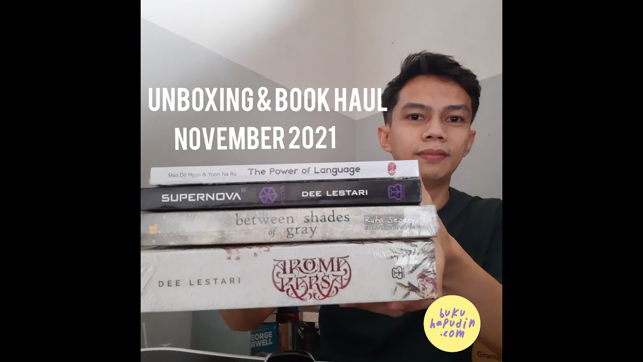 unboxing book haul event 11.11 November 2021 - YouTube