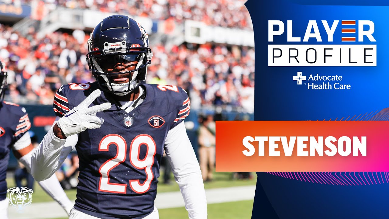 Tyrique Stevenson | Player Profile | Chicago Bears - YouTube