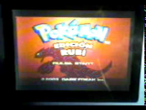 Intro de Pokemon edición Ruby Gba - YouTube