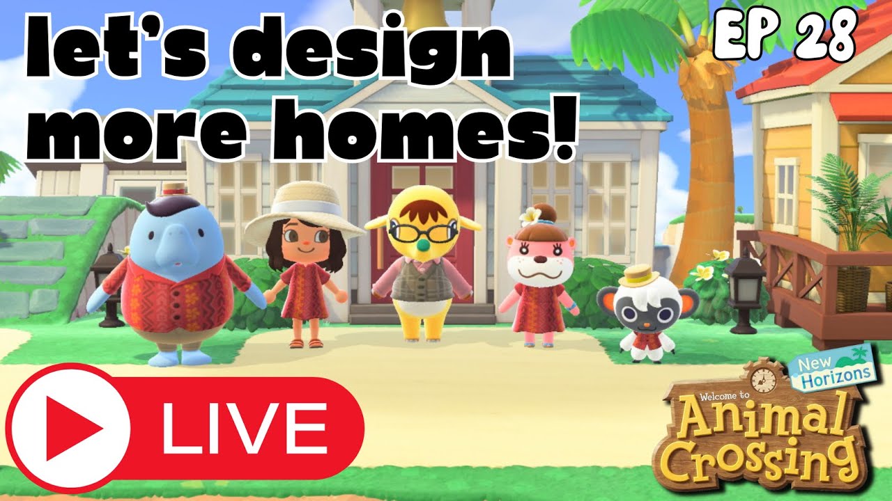 Let's Design MORE Homes on HHP! - Ep 28 | ACNH - Rottingham - YouTube