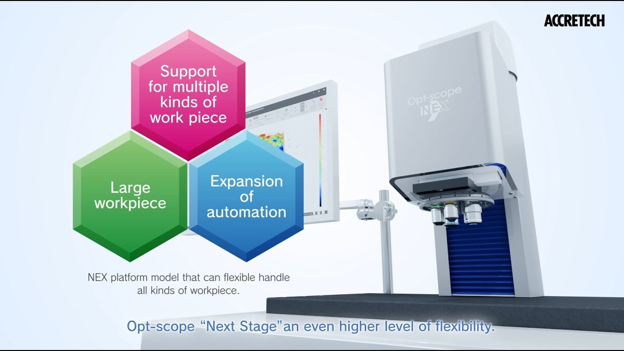 非接触3D 表面粗さ・形状測定機：Opt-scope NEX - YouTube