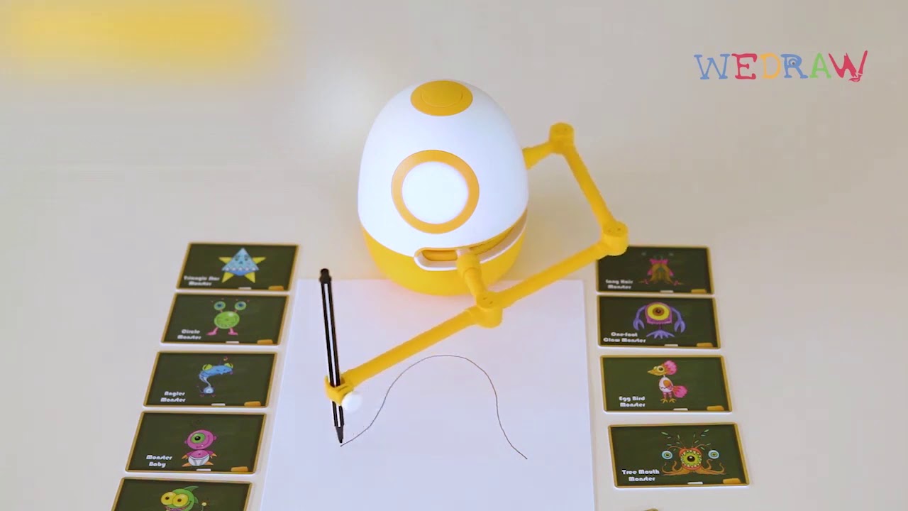 WeDraw Eggy Educational Drawing Robot - Learning Drawing - YouTube