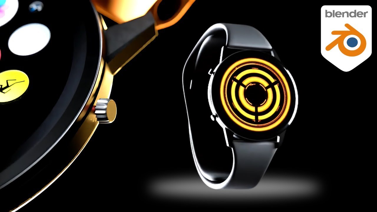 Smart Watch Animation and Rendering in Blender - YouTube