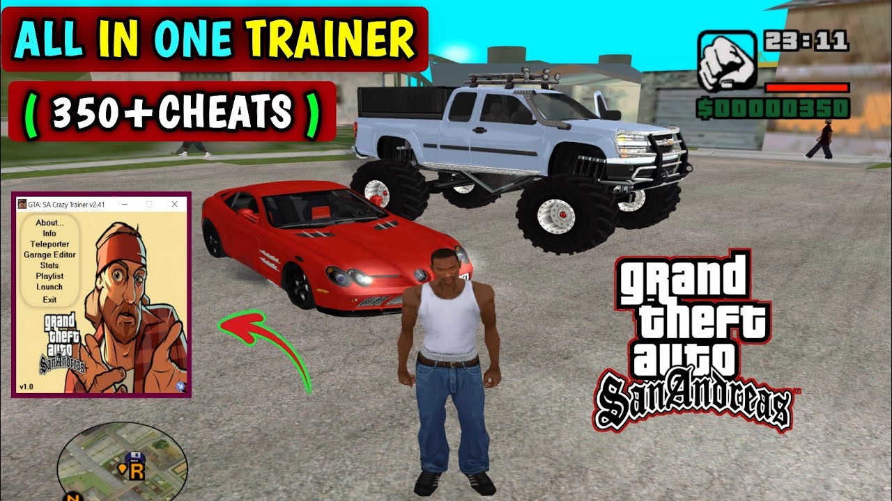 How To Install Trainer In GTA San Andreas Pc | San Andreas Crazy ...