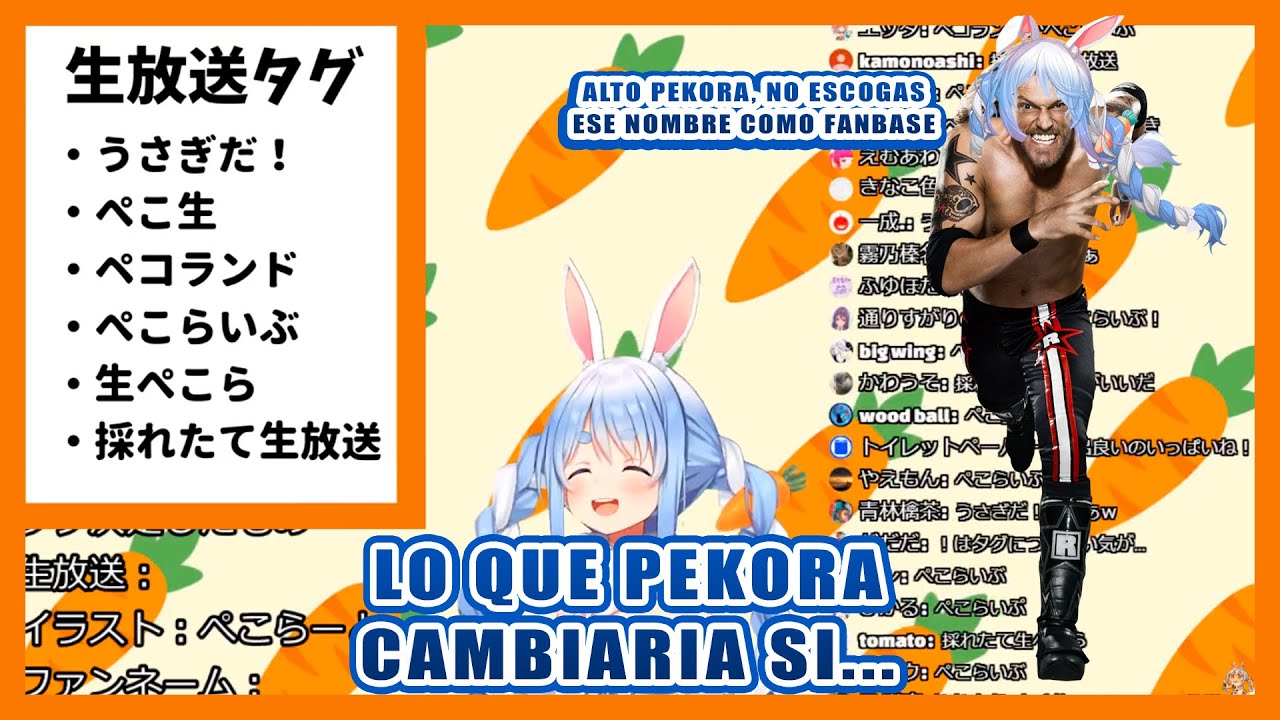 Lo que Pekora cambiaría si pudiera viajar en el tiempo. Hololive sub ...