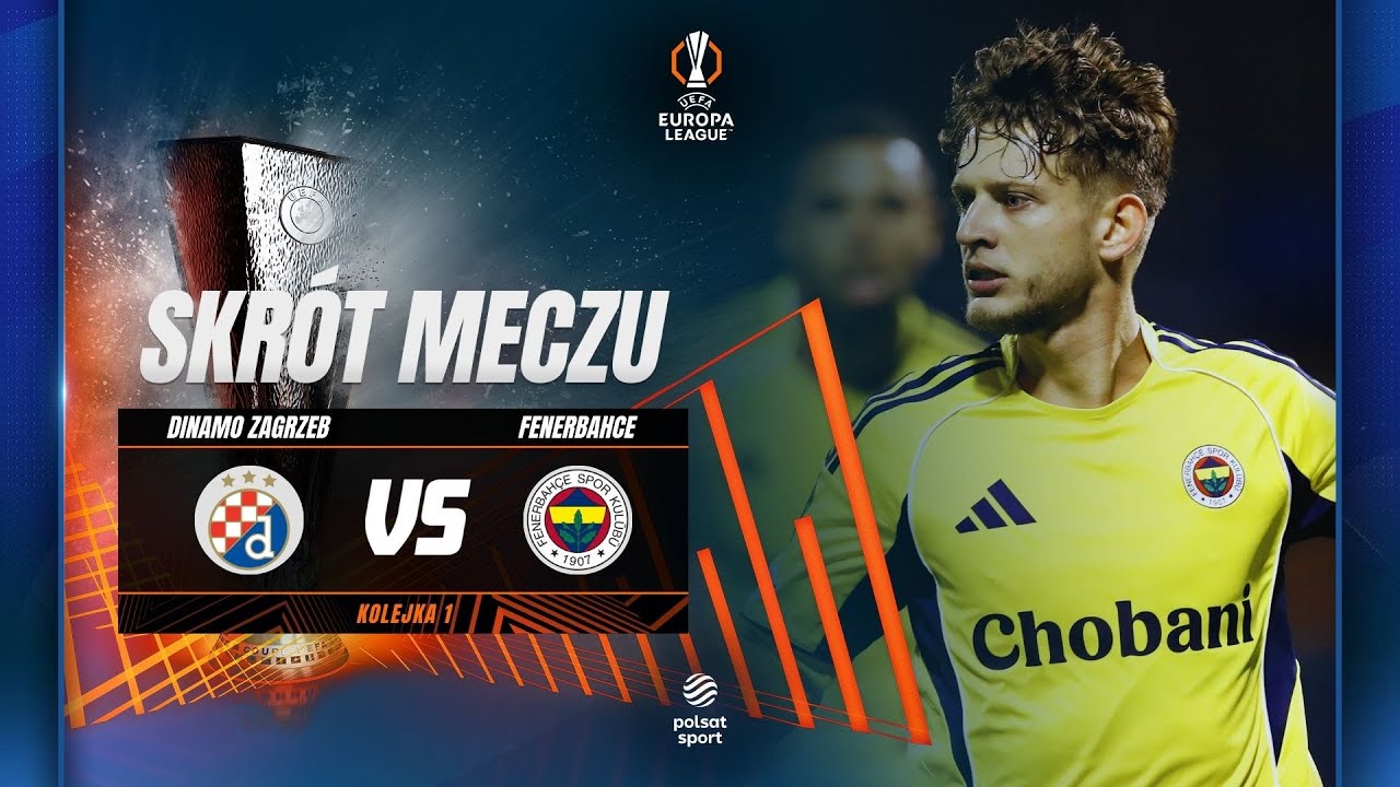 SKRÓT: DINAMO ZAGRZEB - FENERBAHCE I LIGA EUROPY - YouTube