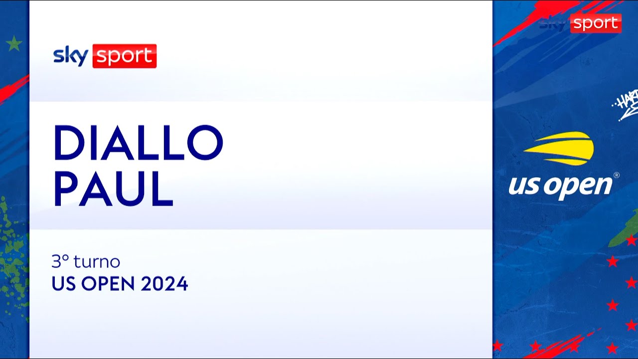 US Open, Paul-Diallo 6-7, 6-3, 6-1, 7-6: gli highlights - YouTube