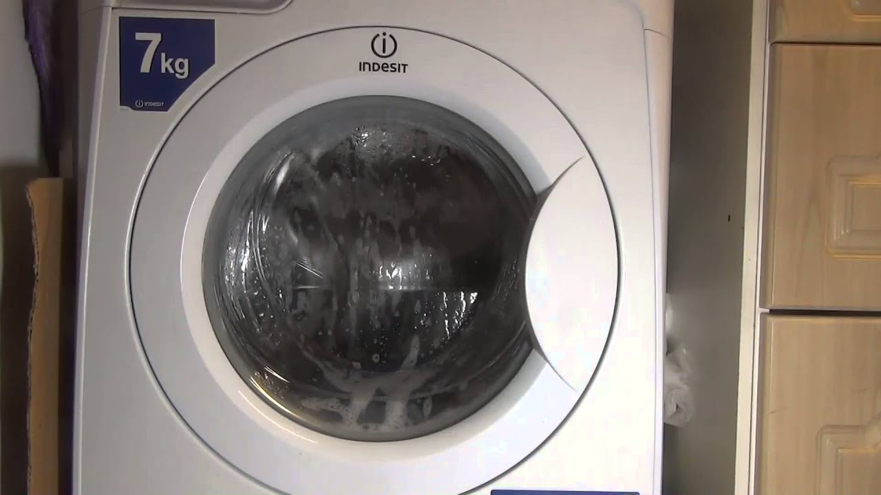 Indesit Prime PWE71420 Washing Machine : Outwear 'Cool wash' - YouTube