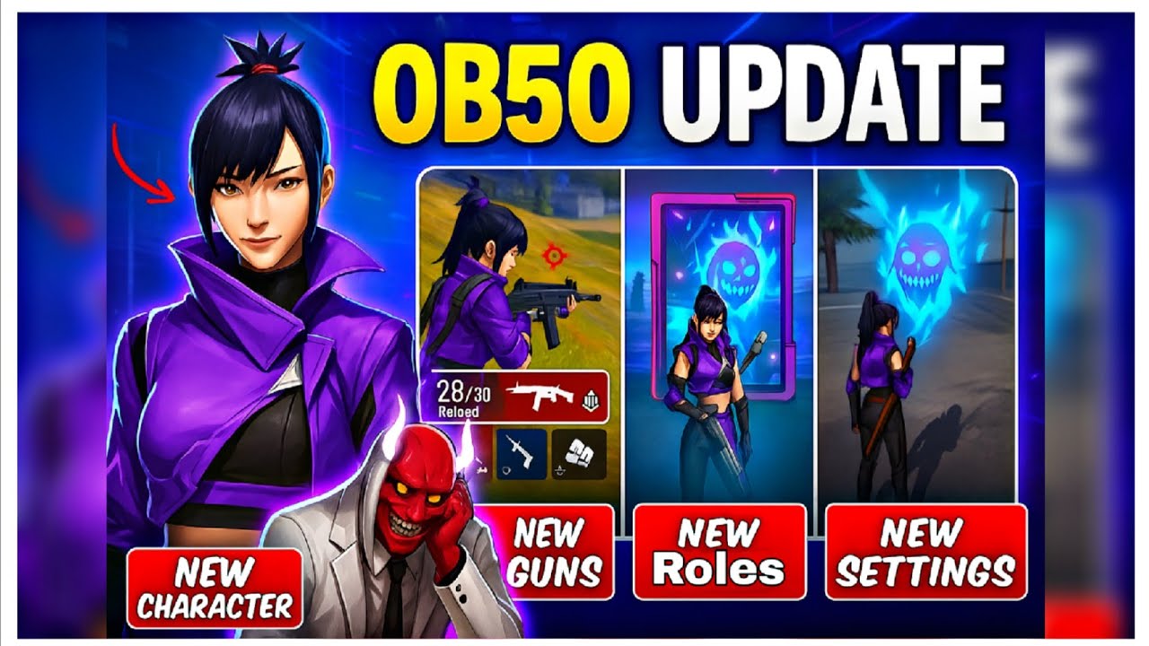 🎯 OB50 Update Free Fire – Advance Server, New Features & Release Date ...