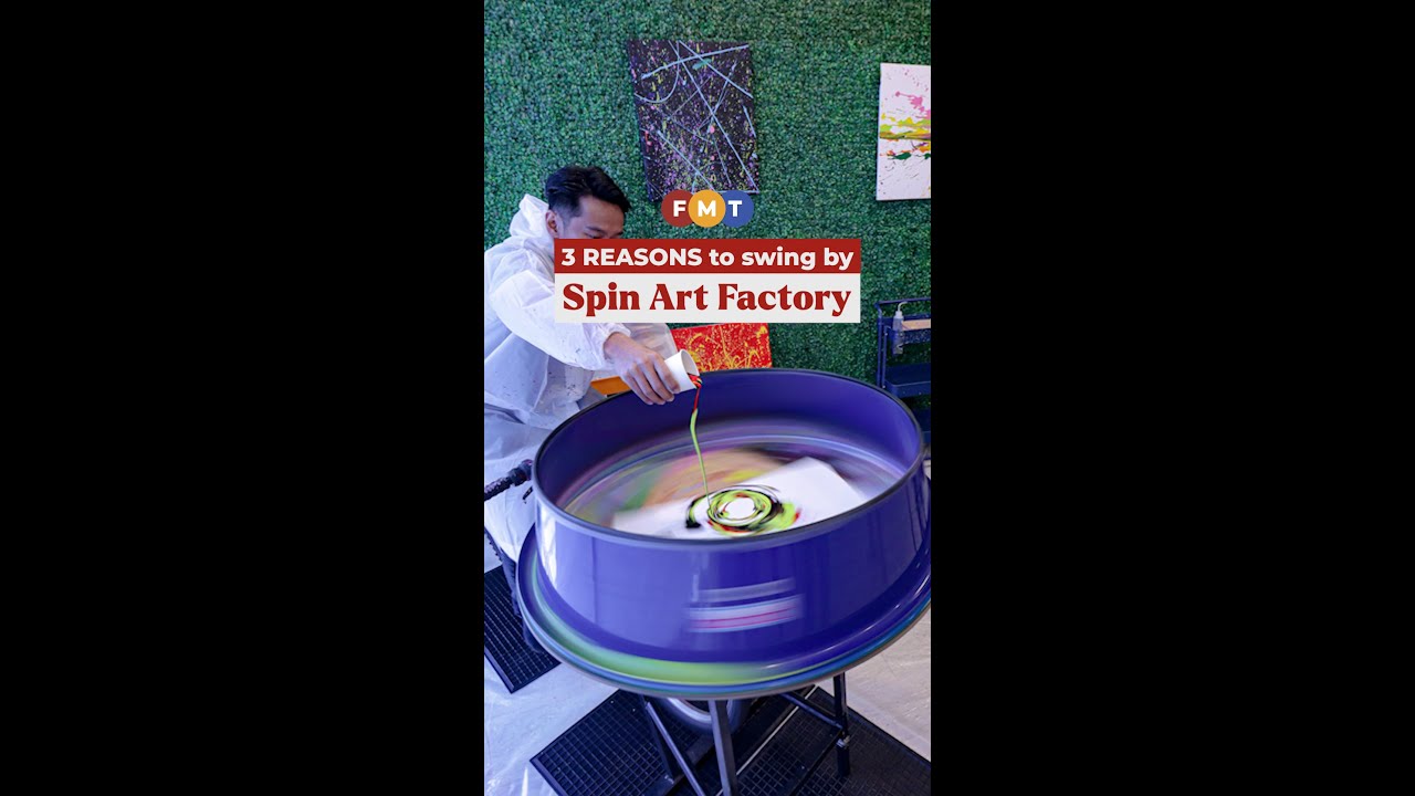 3 Reasons to swing by Spin Art Factory - YouTube