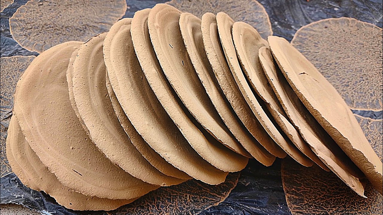 Pure mud cakes //biscuits // full tutorial// mud playing// so soft ...