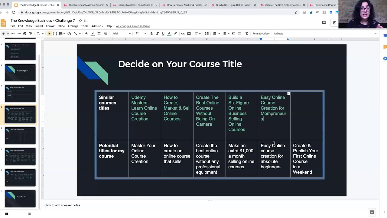 Challenge 7: Design Your Topic Title & Outline - YouTube