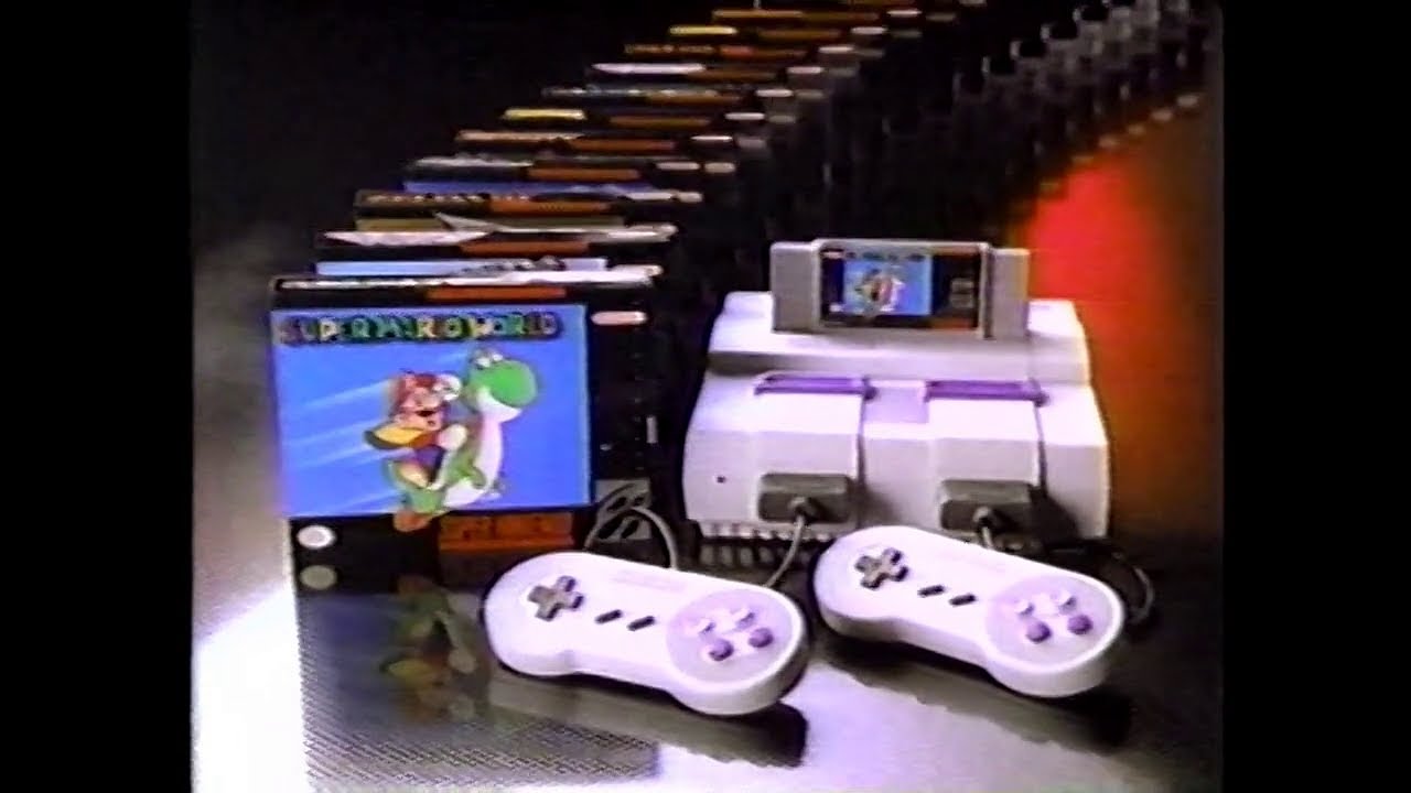 ad - Super Mario World for SNES from Nintendo (1991) Commercial [60FPS ...