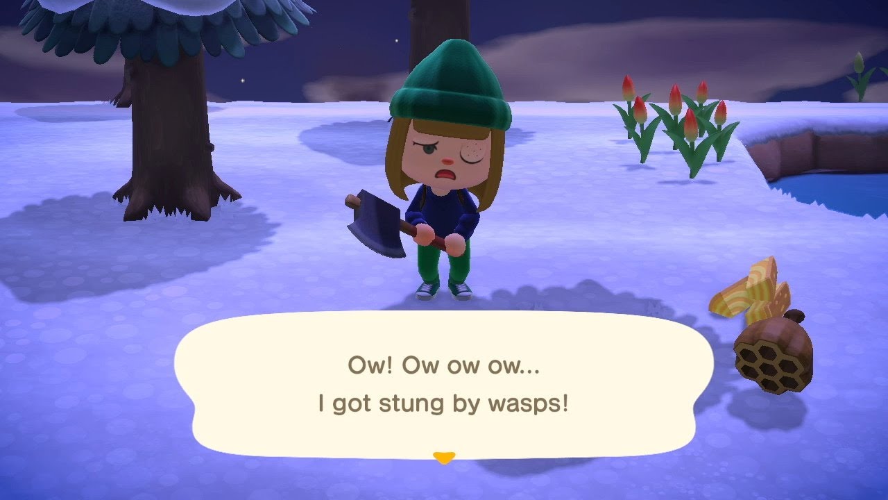 Ow! What To Do When You Get Stung By Wasps! (In Animal Crossing New ...