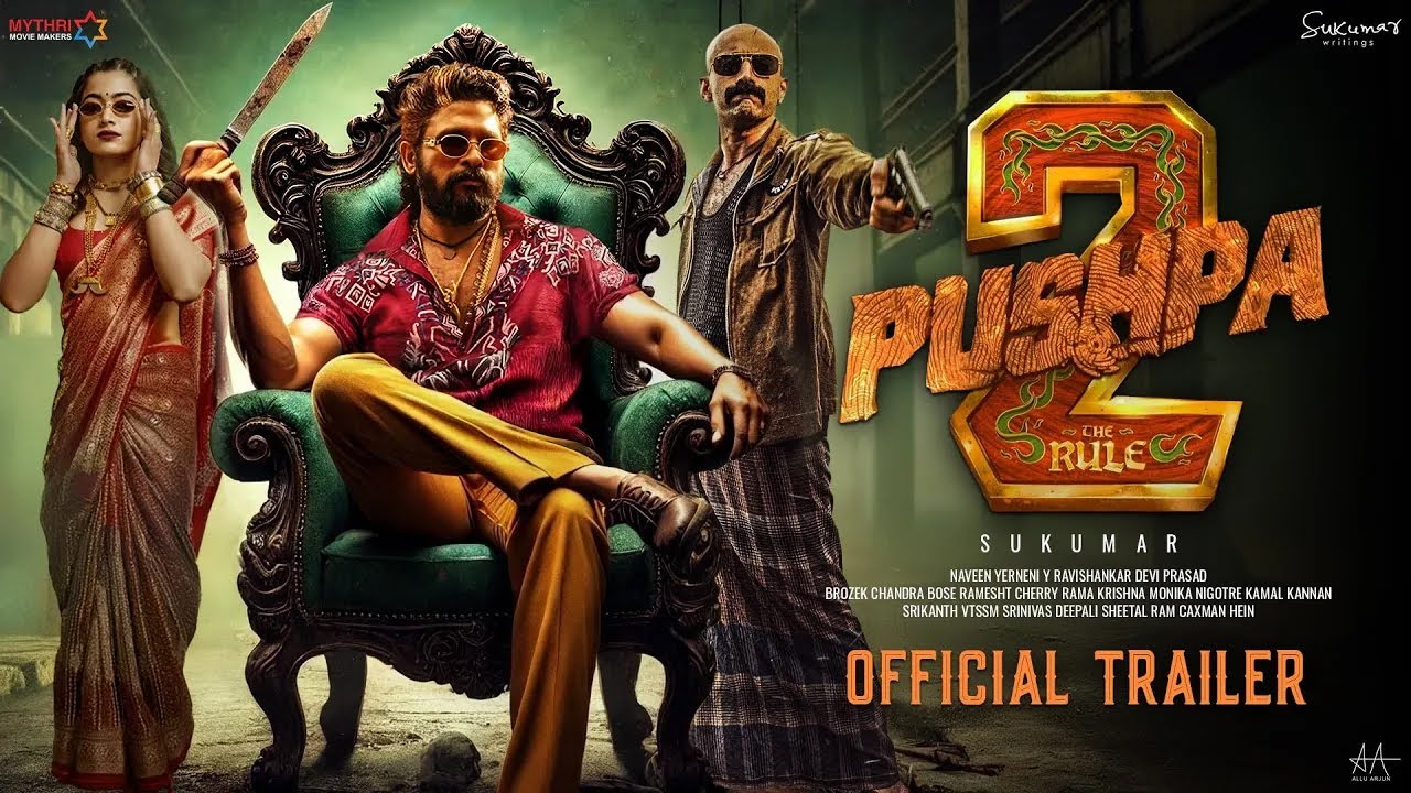 Pushpa 2: The Rule - Hindi Trailer | Allu Arjun | Rashmika | Fahadh ...