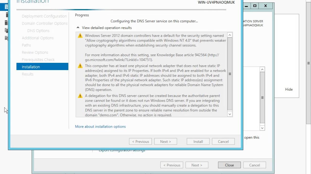 [ Fast Config ] Windows Server 12 AD DS Configuration Step - YouTube