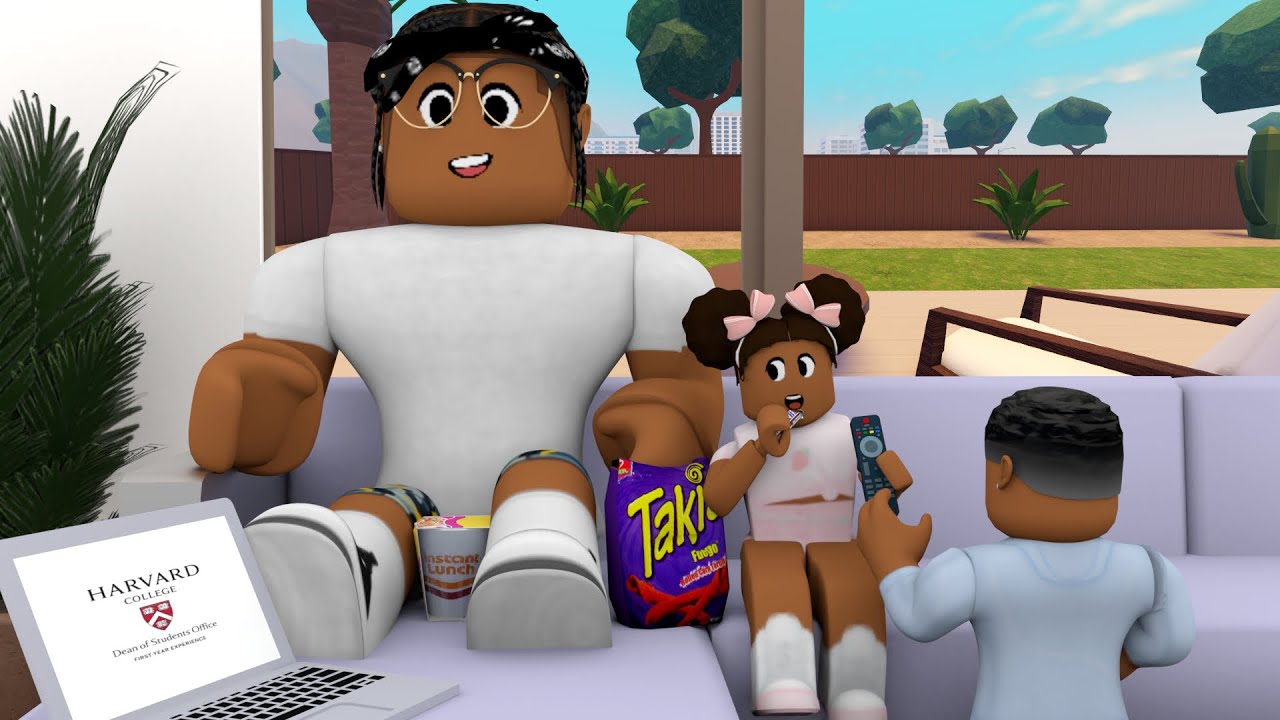 OUT OF TOWN DAY ROUTINE! *APPLYING TO COLLEGES* Roblox Berry Avenue ...