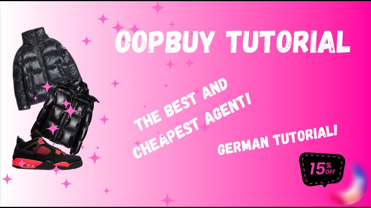 OOPBUY TUTORIAL | GERMAN! - YouTube