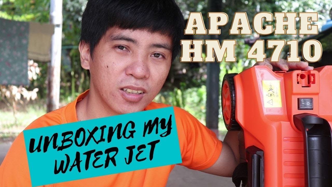 UNBOXING WATER JET : APACHE TurboSpray®HM4710 ( AFTER 1 YEAR COVID I ...