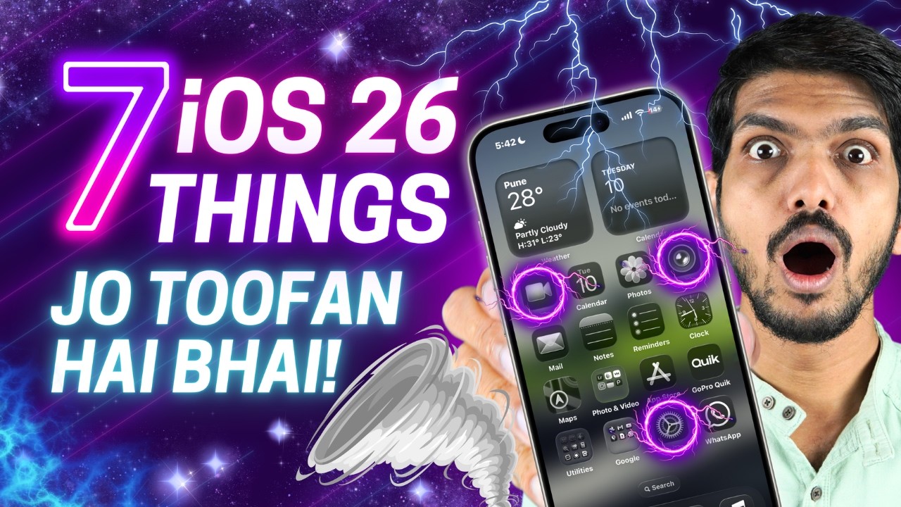 7 iOS 26 Updates I Liked - iOS 26 Beta Tested 🔥😱 - YouTube