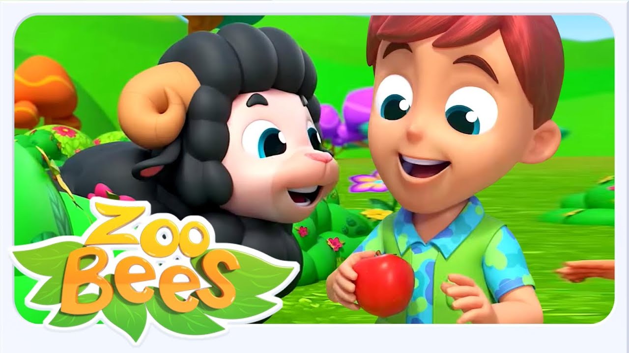 Baa Baa Black Sheep, Animals Song and Nursery Rhymes for Kids - YouTube