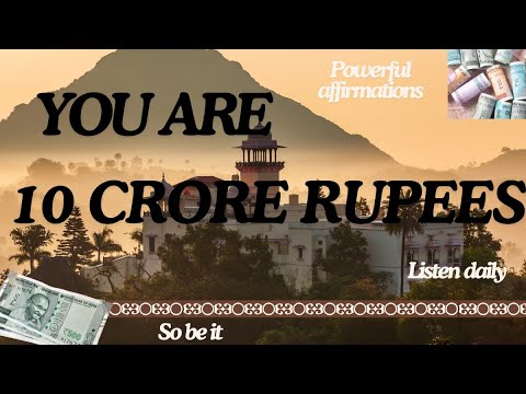 10 CRORE RUPEES !!!!!! LESS THAN 30 MINUTES!! #manifestation #money # ...
