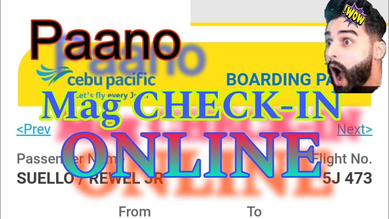 Paano Mag Check-In Online sa Cebu Pacific? #checkin #cebupacific - YouTube