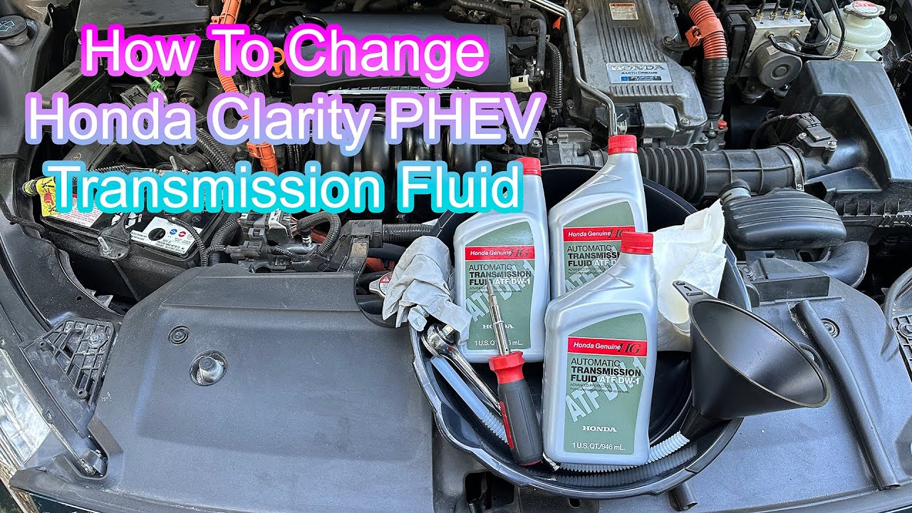 How To: Honda Clarity PHEV Transmission Fluid Change - YouTube
