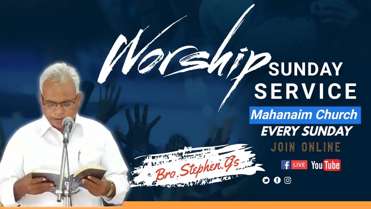 30-10-22//Sunday Worship Service//scripture*Psalms-97;10//Mahanaim ...