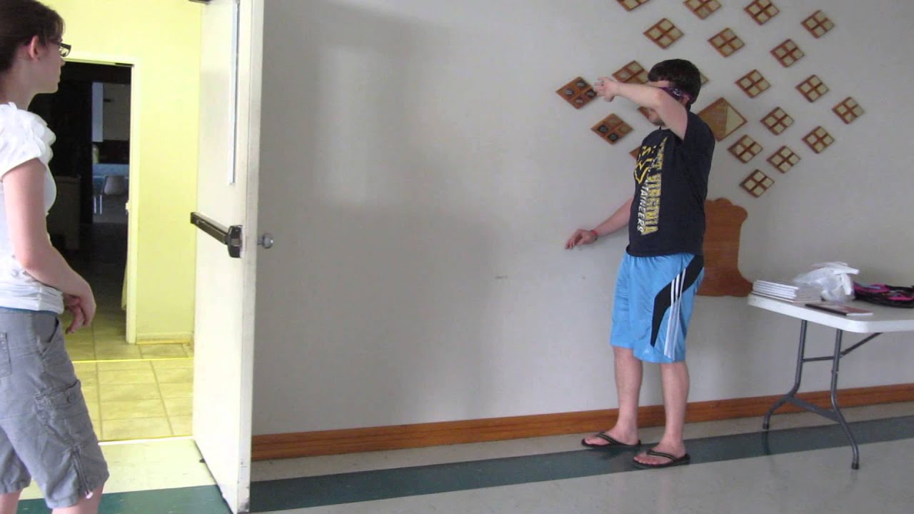 Orientation and Mobility: Trailing Wall with Upper Arm Protection - YouTube