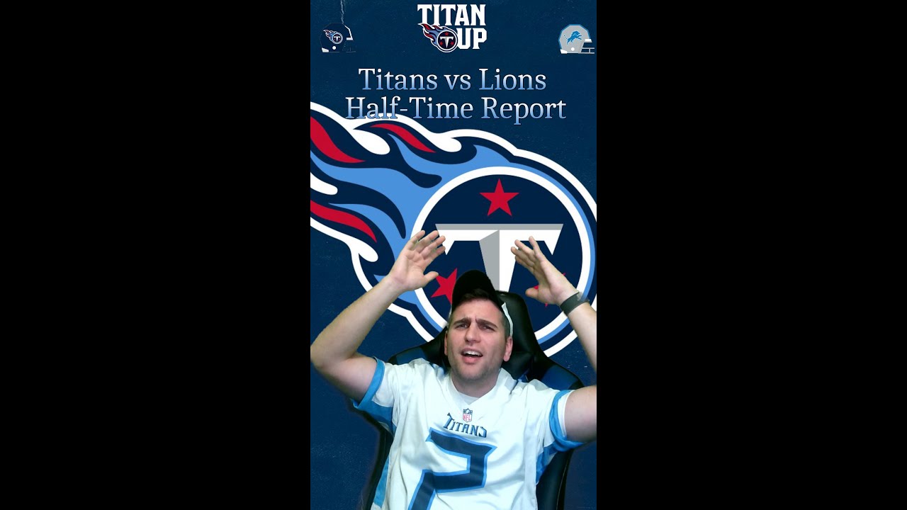 Tennessee Titans vs Detroit Lions Half-Time Report. Calvin Ridley EMERGES while team COLLAPSES ...