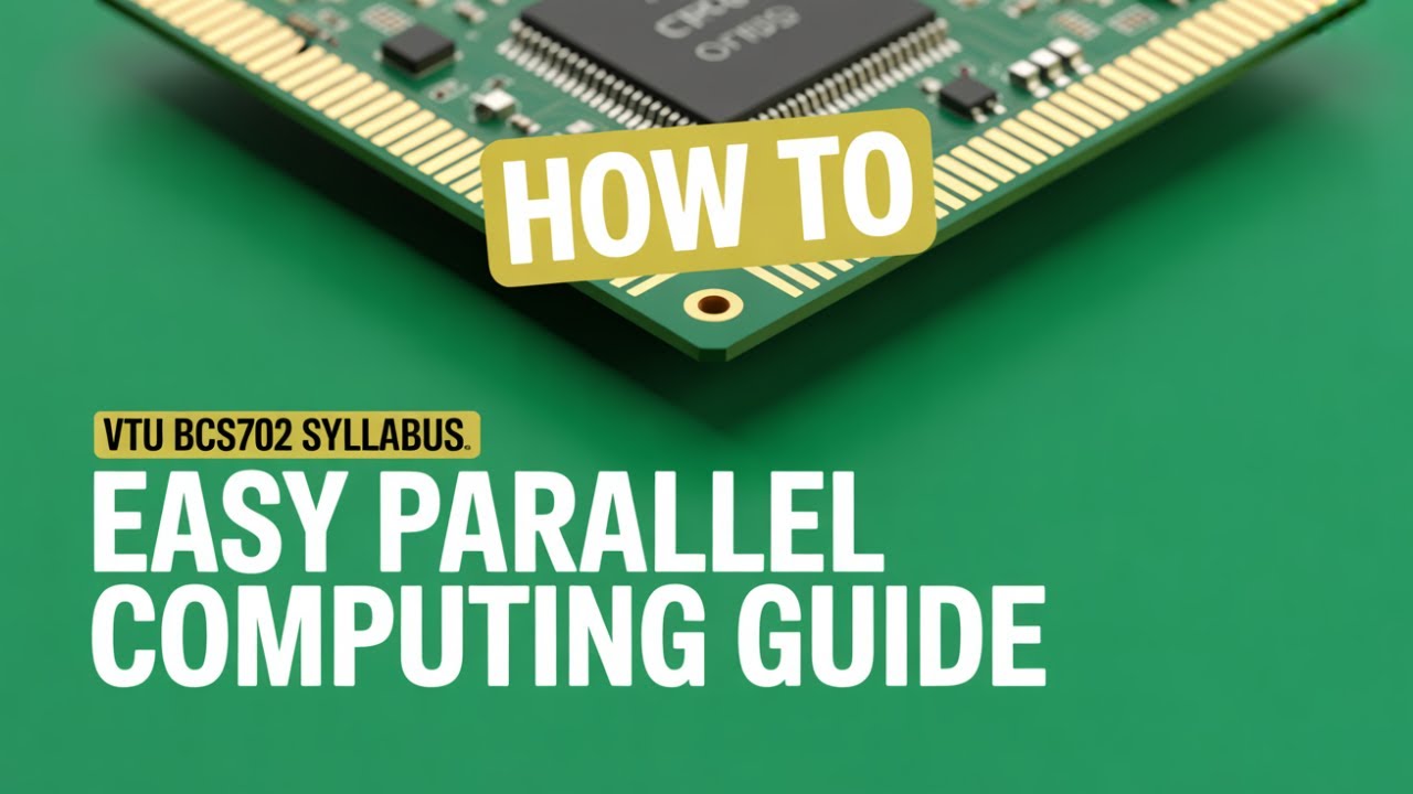 VTU BCS702 Parallel Computing Overview of the Syllabus - YouTube