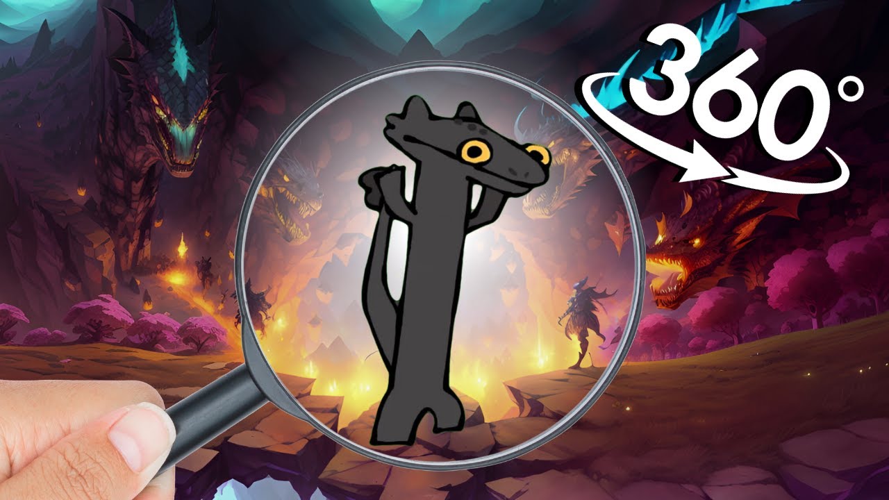 Find Toothless Dancing Meme! in 360° VR - YouTube