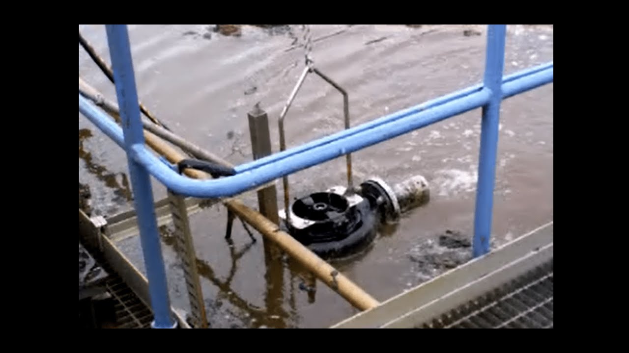 Cri-Man PTS Chopper Pump at Sewage Works - YouTube