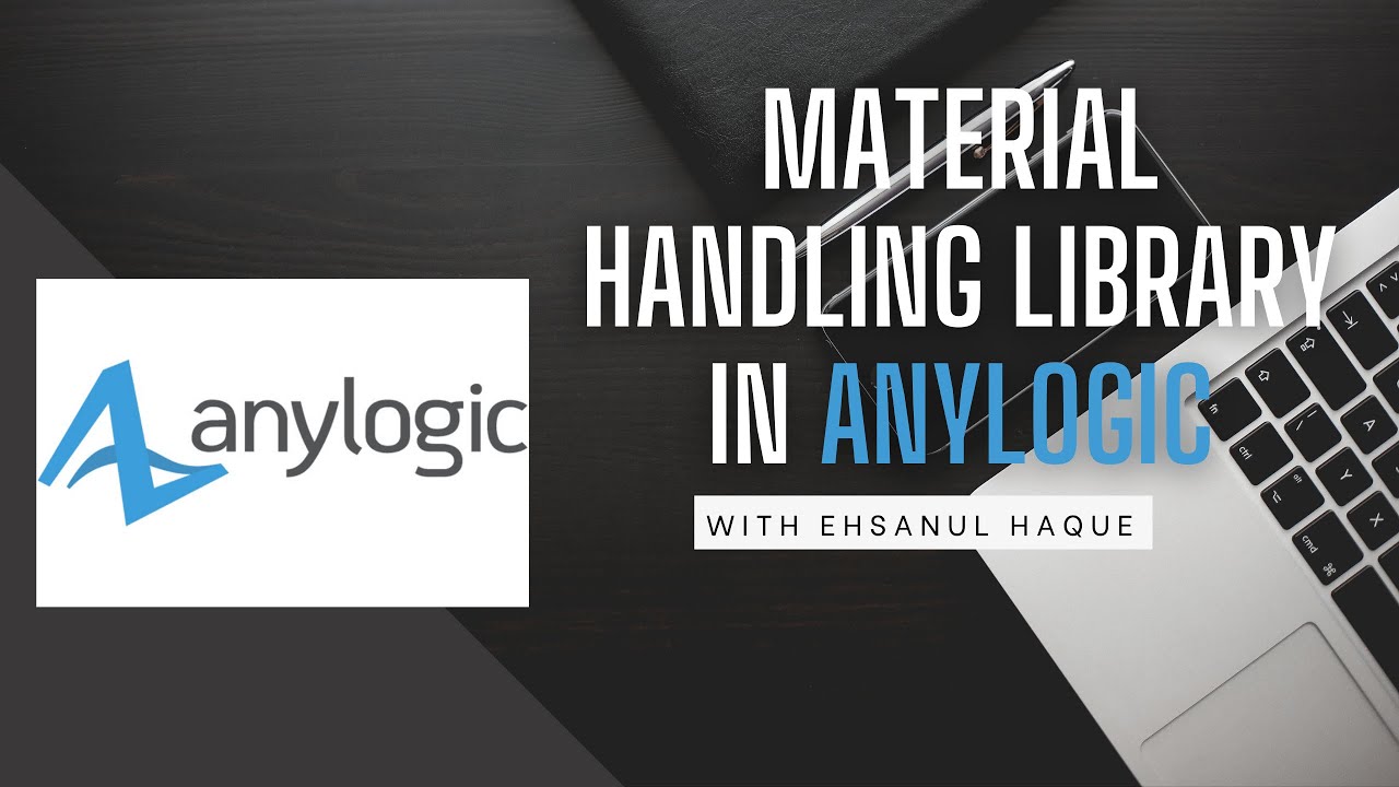 Order Fulfillment Line in Anylogic using Material Handling Library - YouTube