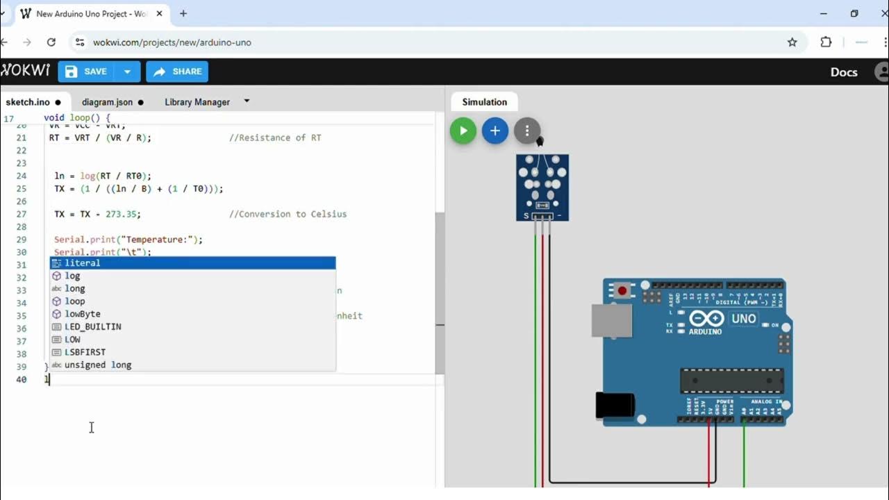 Tutorial wokwi NTC - YouTube