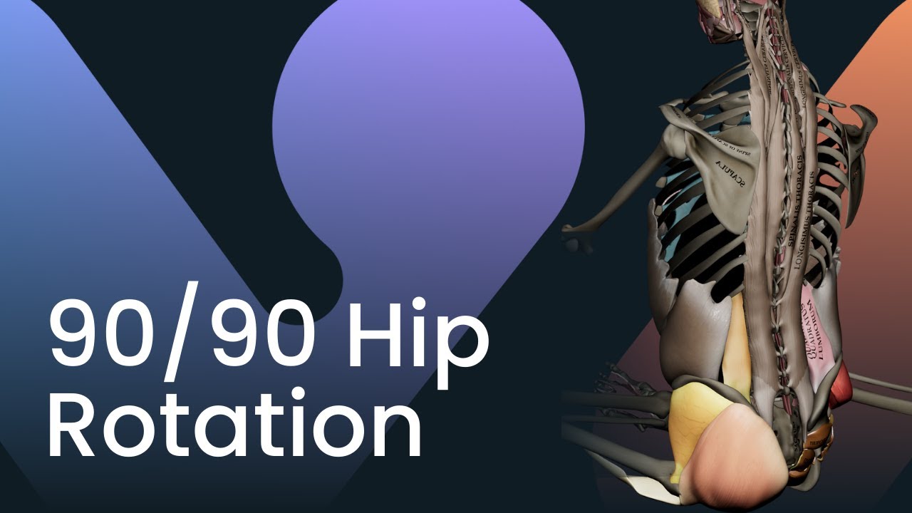 90/90 Hip Rotation: Improve Hip Mobility & Spinal Flexibility - YouTube