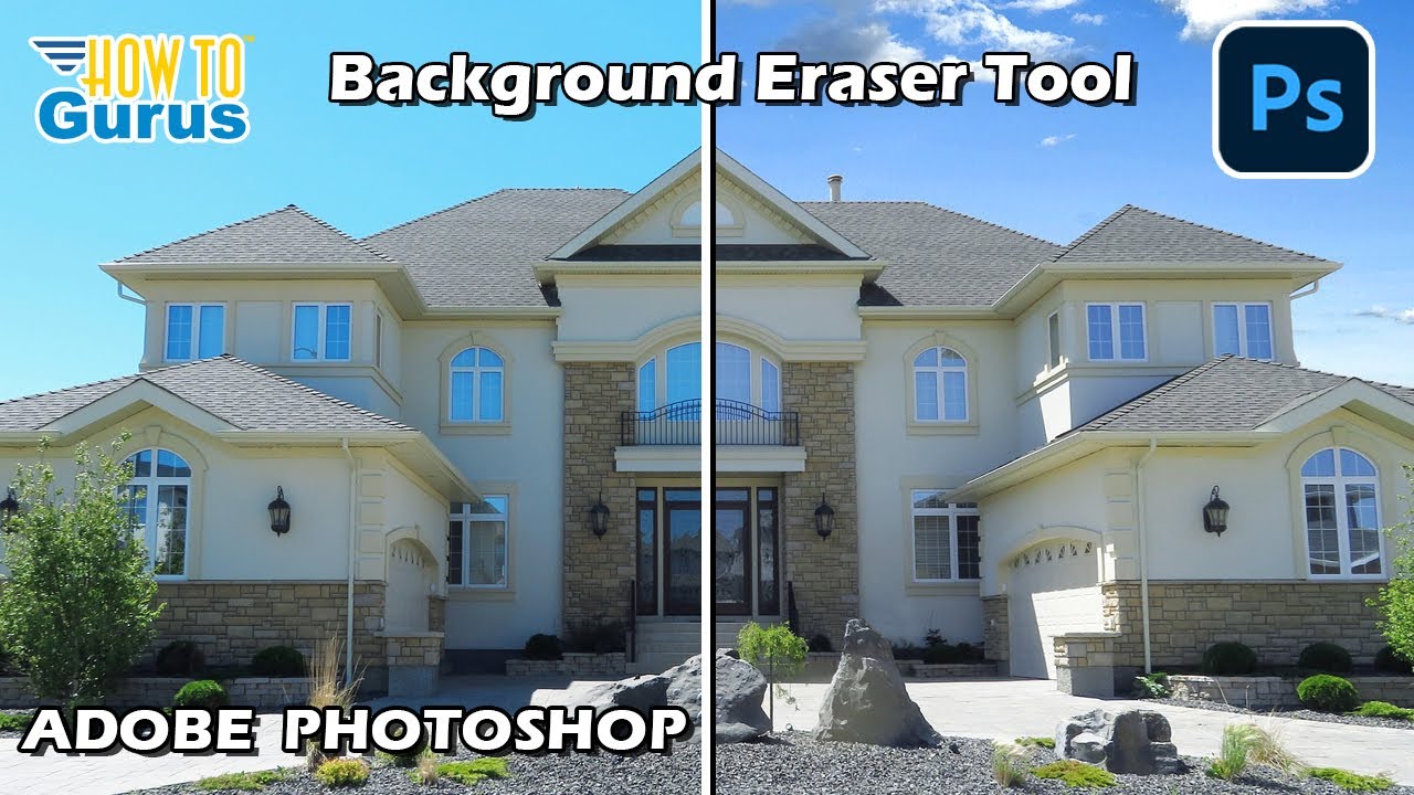 How You Can Use the Background Eraser Tool in Adobe Photoshop Tutorial ...